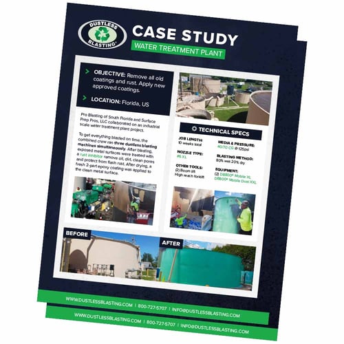Case Study: Water Treatment Plant Coatings and Rust Removal